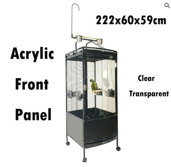 Plexiglass bird cage store